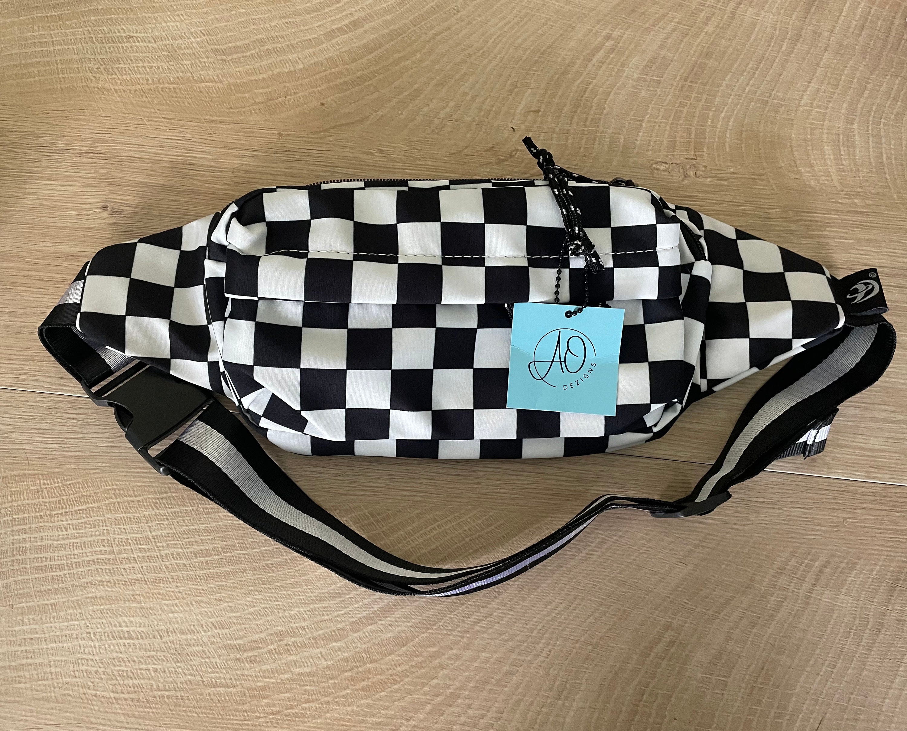 Checkered Crossbody Fanny Pack - Etsy