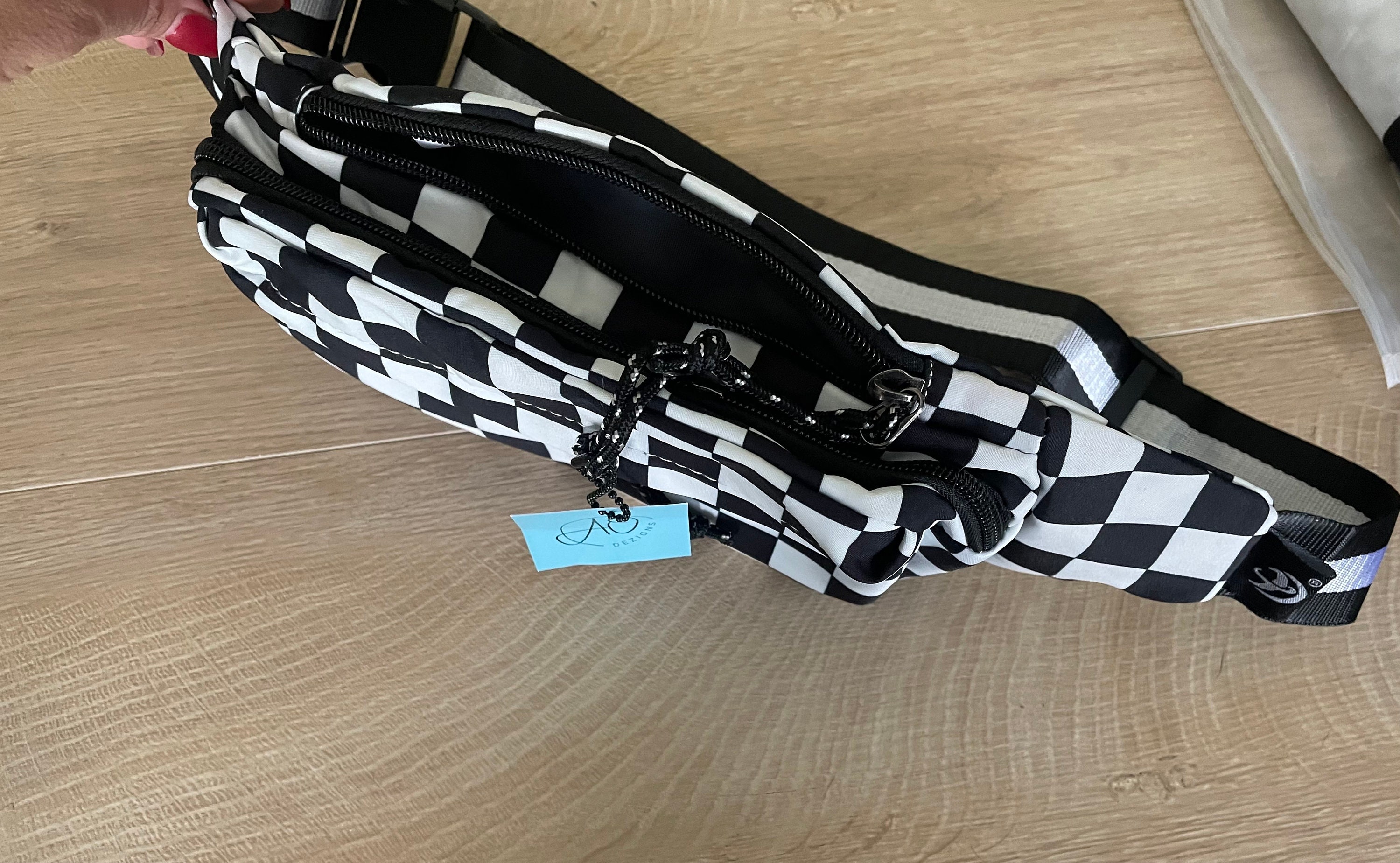 Checkered Crossbody Fanny Pack - Etsy