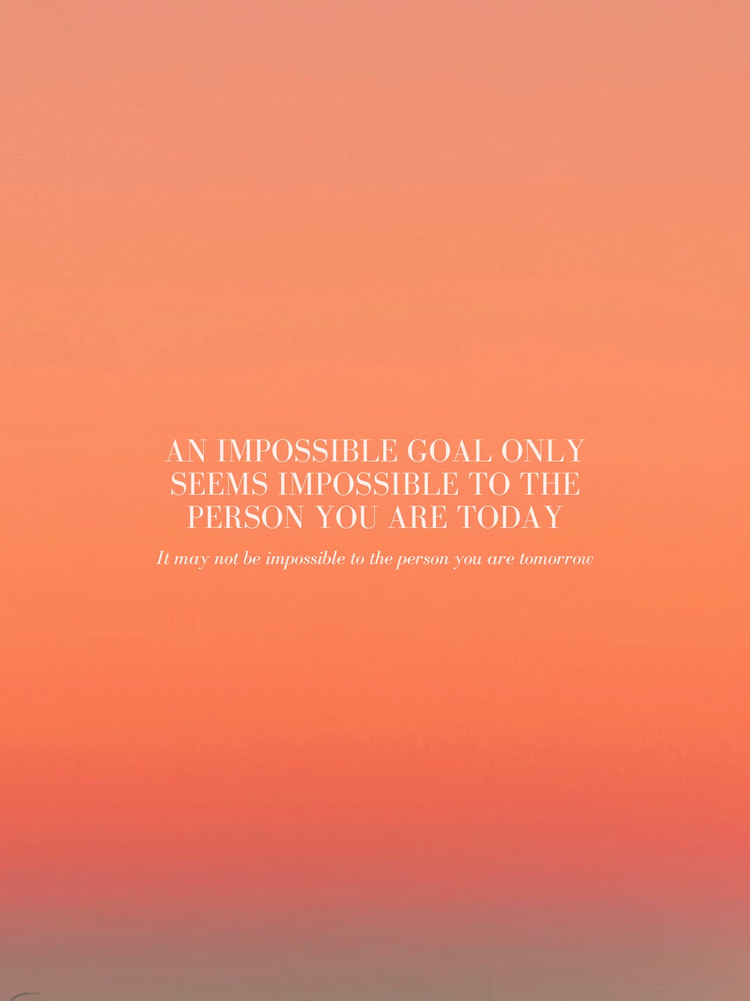 Inspirational Photo Print impossible Goal - Etsy