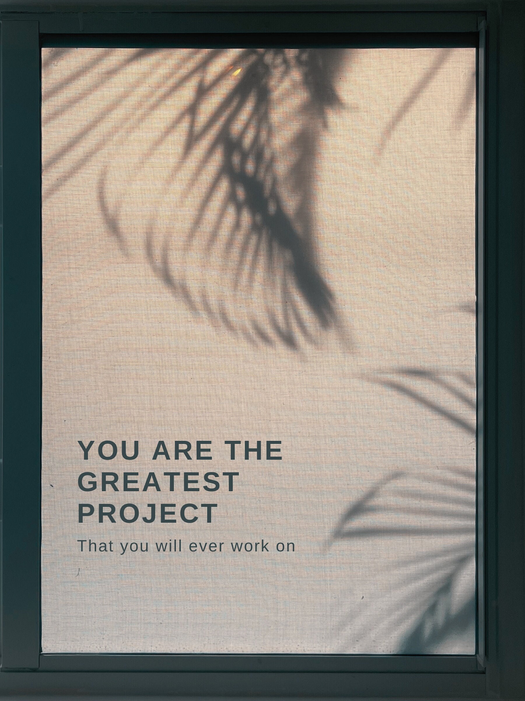 Inspirational Photo Print - "you Are Your Greatest Project" - Etsy