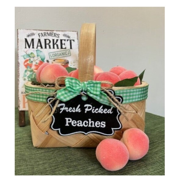 Peach Baskets - Etsy