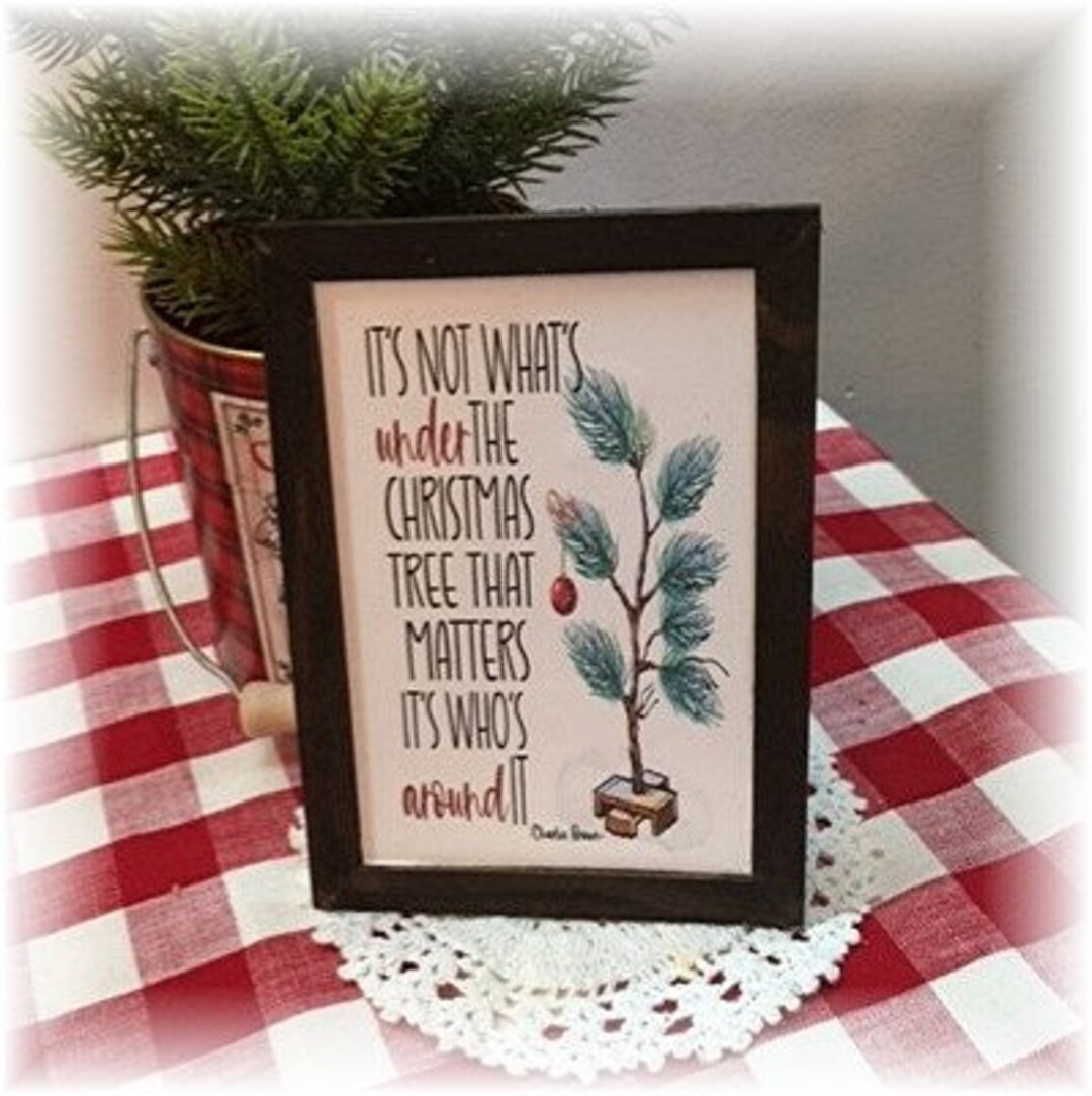 It's Not Whats Under the Christmas Tree That Matters It's Whos Around ...