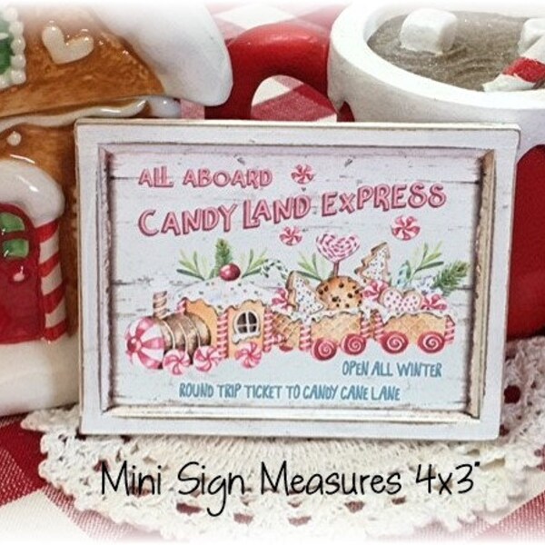 Candyland Express Sign - Etsy