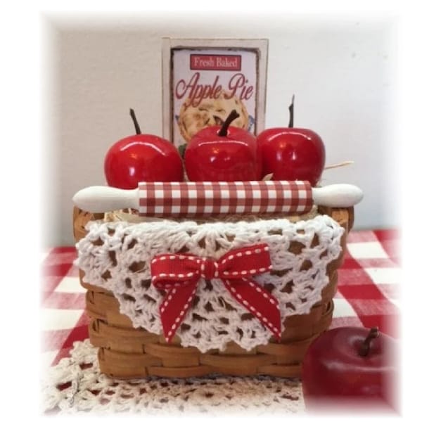Apple Basket - Etsy