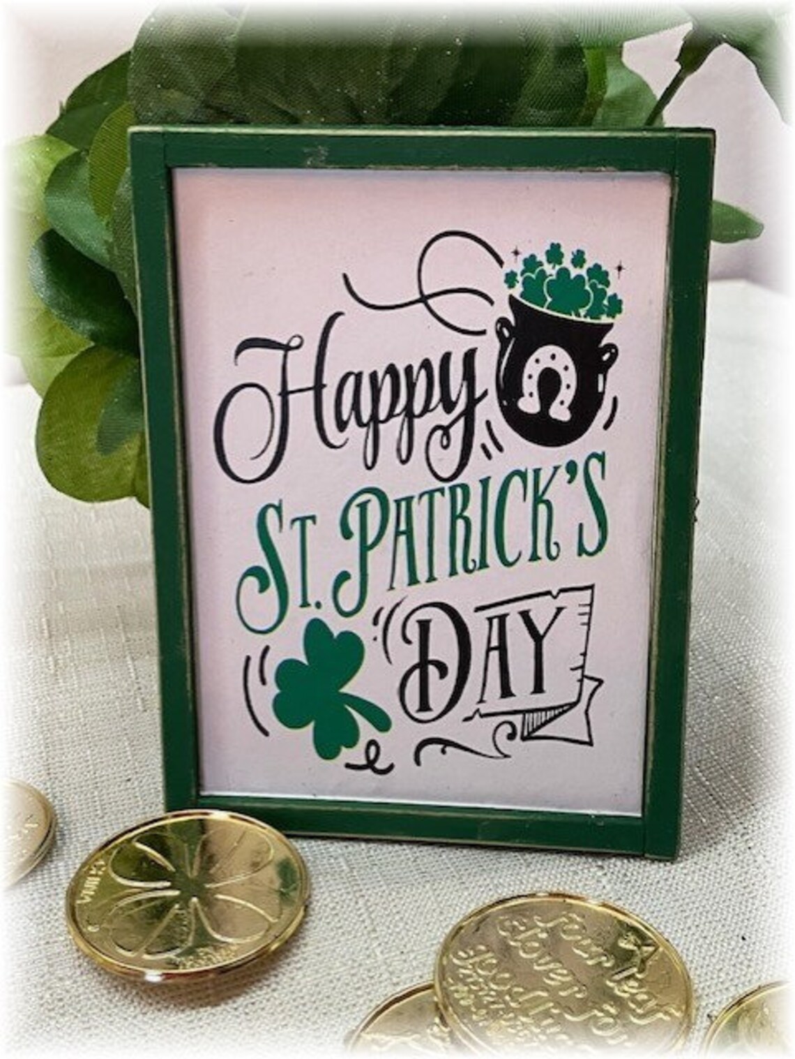 Happy St. Patricks Day Mini Wood Sign for St. Patricks Tiered - Etsy
