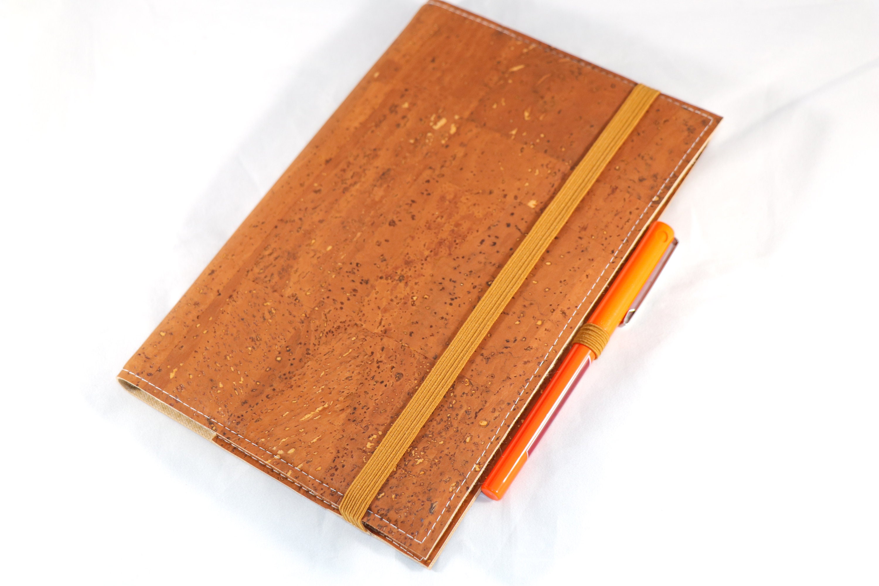 Refillable Leather Journal Cover, A5 Notebook Cover, First Anniversary ...