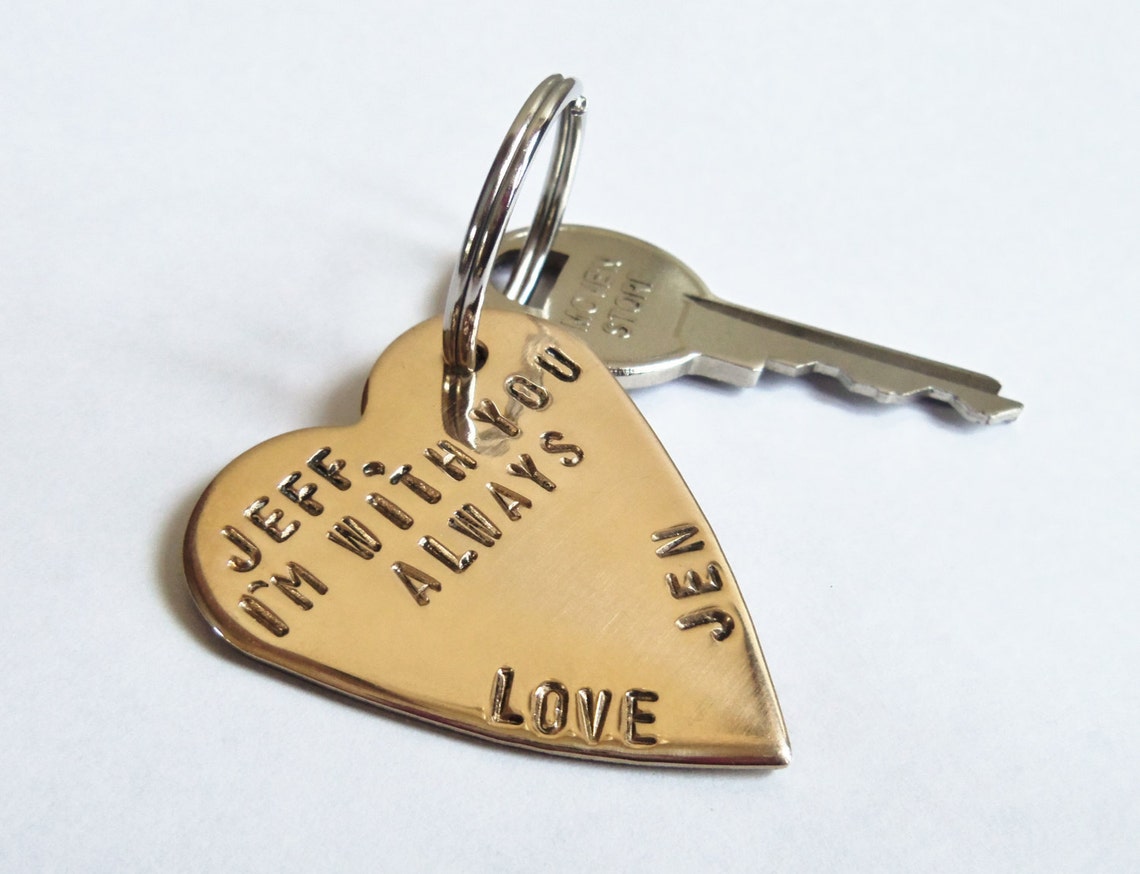 Personalized Keychain for Boyfriend Gift for Husband Key Chain - Etsy