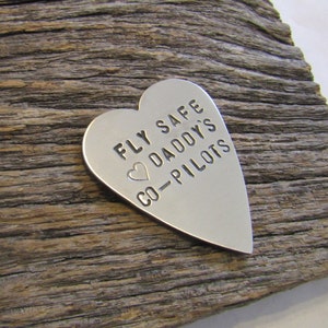 Fly Safe Keepsake to Dad From Kids Father's Day Gift Daddy's Copilots ...