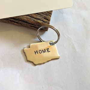 Washington State Key Chain Home State Keychain Home Keyring University ...