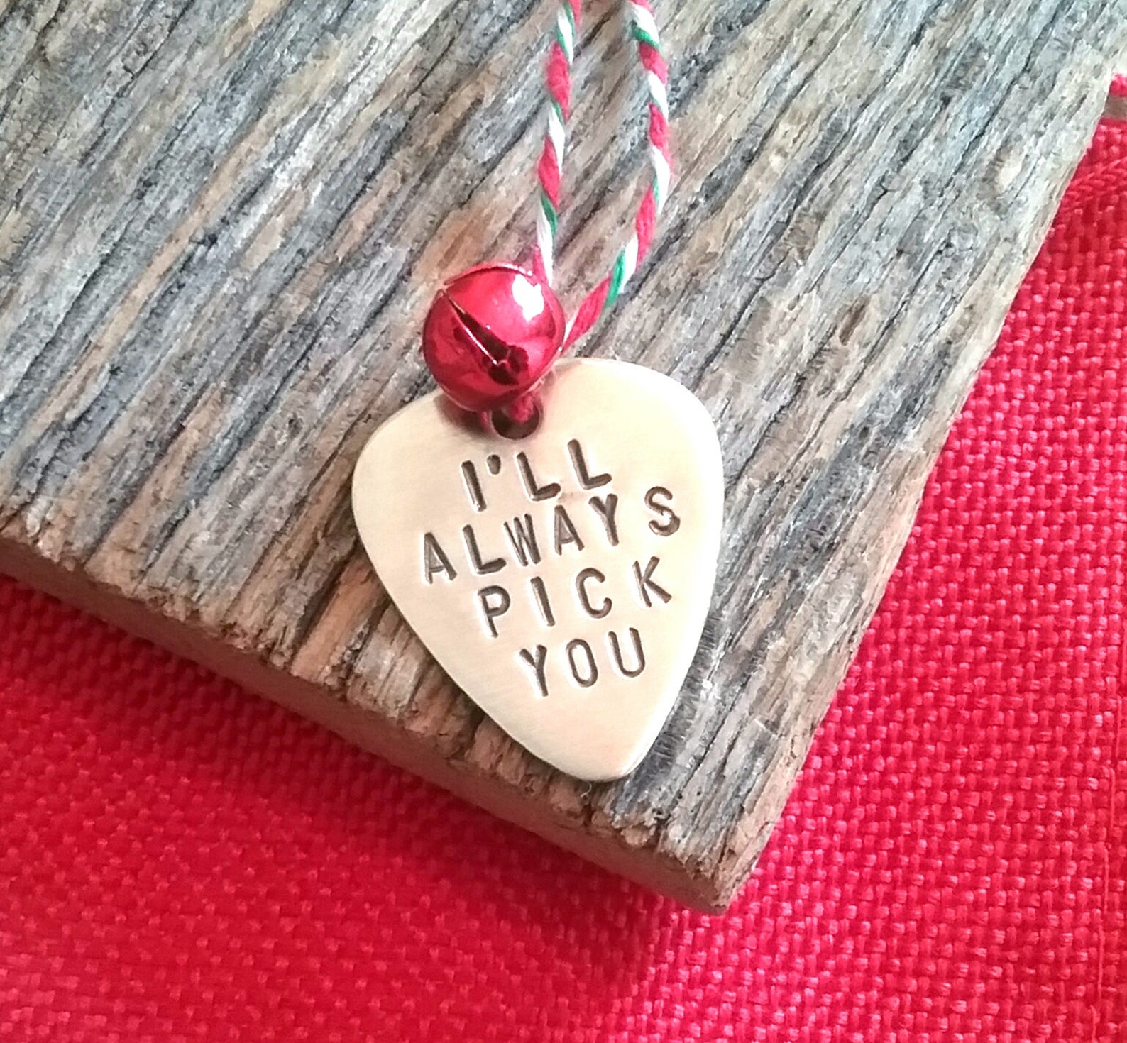 I'll Always Pick You Personalized Guitar Pick Christmas - Etsy