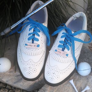 Hole in One Gift for Golfer Personalized Shoe Tags Sneaker Clips Golf ...