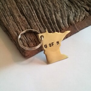 U of M Keychain University of Minnesota Keyring for Graduate - Etsy