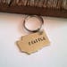 Seattle Washington Keychain I Love Washington State - Etsy