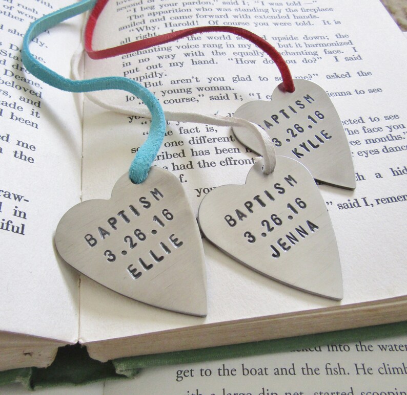 Baptism Gift Girl Baptism Favors Baptism Bookmark Personalized - Etsy