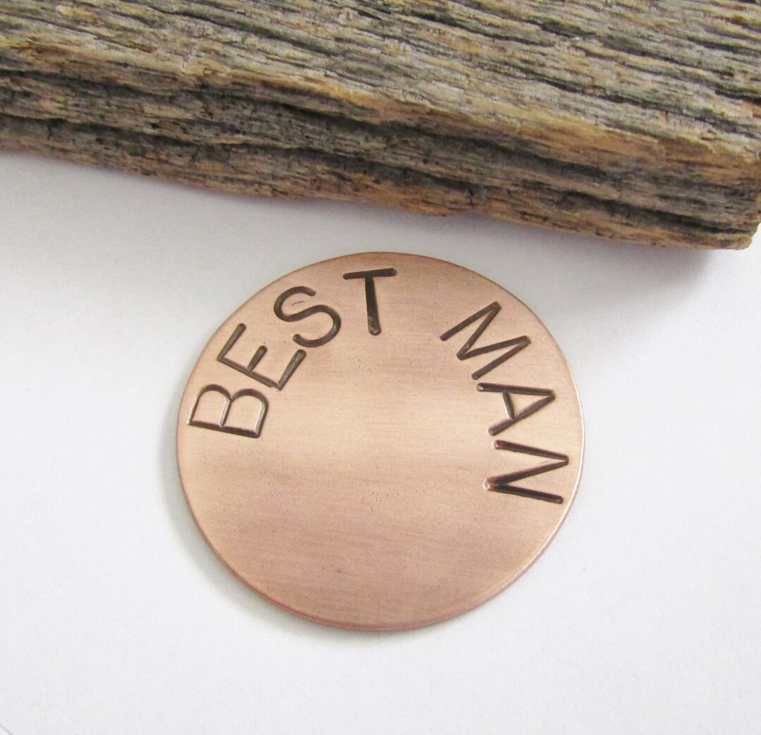 Best Man Golf Ball Marker for Bestman Gift Ideas for Guys Copper Ball ...