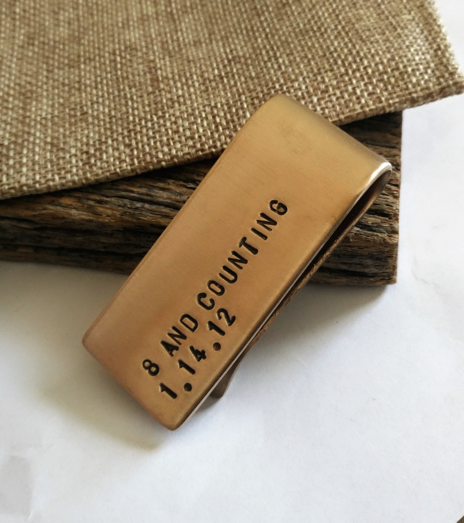 8 Years and Counting Money Clip 8 Year Anniversary Gift - Etsy