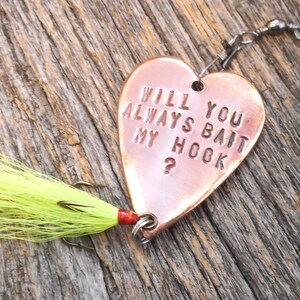 Engagement Gift Will You Alway Bait My Hook Fishing Lure Marriage ...