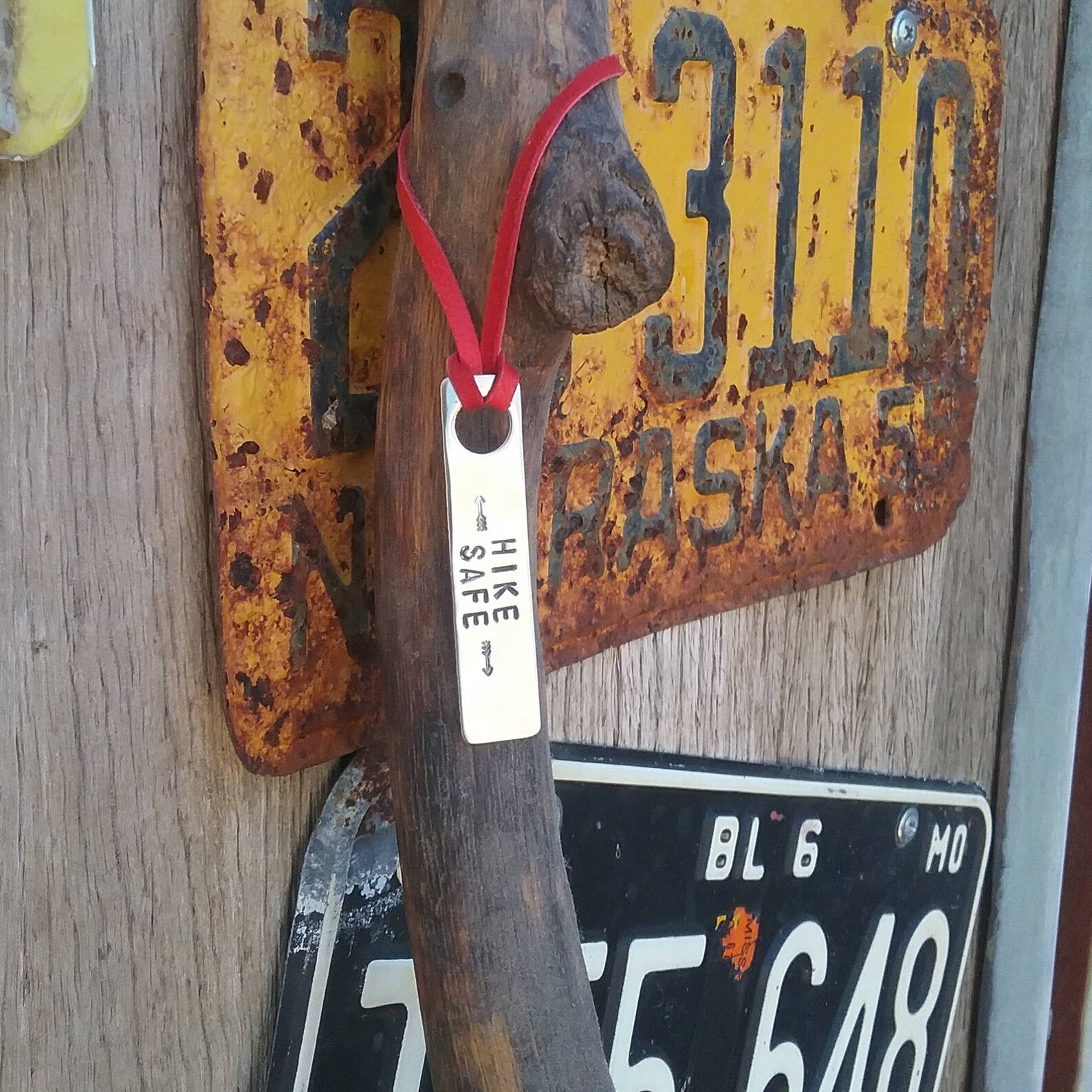 Personalized Hiking Stick Hiking Gear Tag Hiker Gift Hike Safe - Etsy