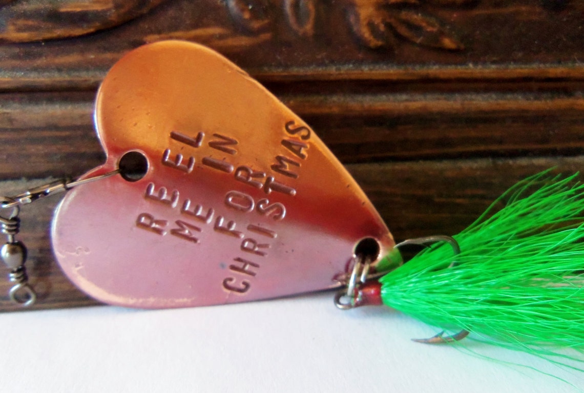 Unique Christmas Custom Fishing Lure Holiday Gift Personalized - Etsy