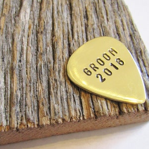 Groom Guitar Pick Engraved Guitar Pic Bride to Groom Wedding Day ...