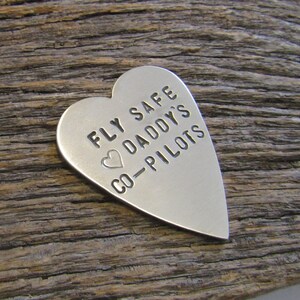 Fly Safe Keepsake to Dad From Kids Father's Day Gift Daddy's Copilots ...