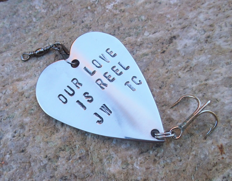 Outdoor Sportsman Valentine Gift Fishing Lure Our Love is Reel - Etsy