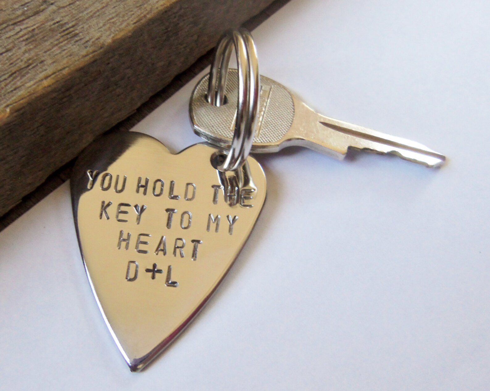 You Hold the Key to My Heart Keychain Deployment Gift - Etsy