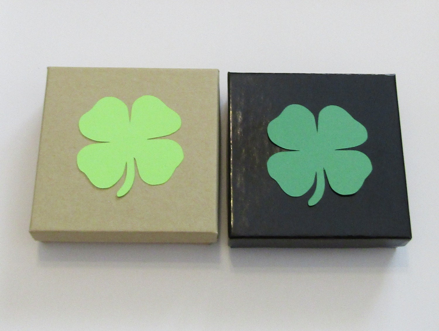 Gift Wrap Option Small Gift Box with Clover Shaped Handwritten | Etsy