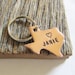 State Keychain Texas Key Chain Texas Keyring Long Distance Relationship ...
