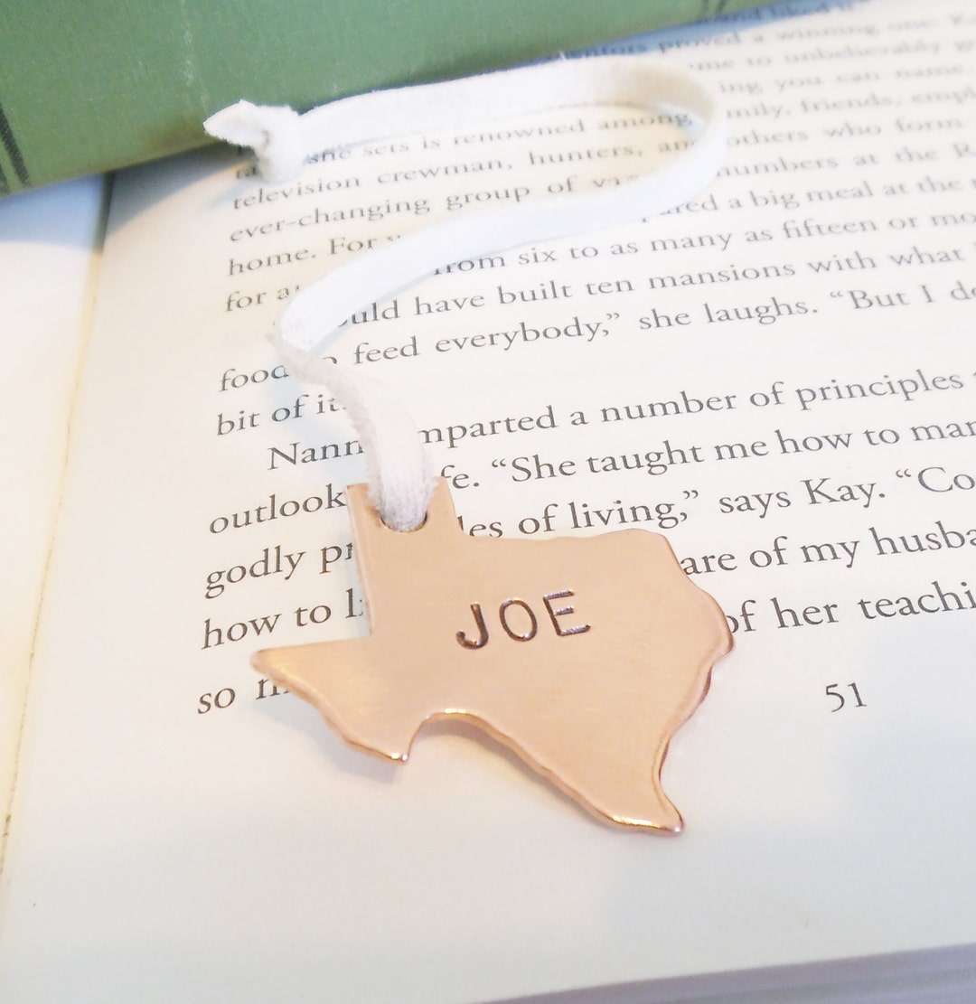 Texas State Graduation Gift for Boys Name Bookmark for Her Personalized ...