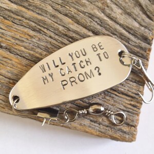 Personalized Will You Go to Prom With Me Fishing Lure Unique Prom Gifts ...