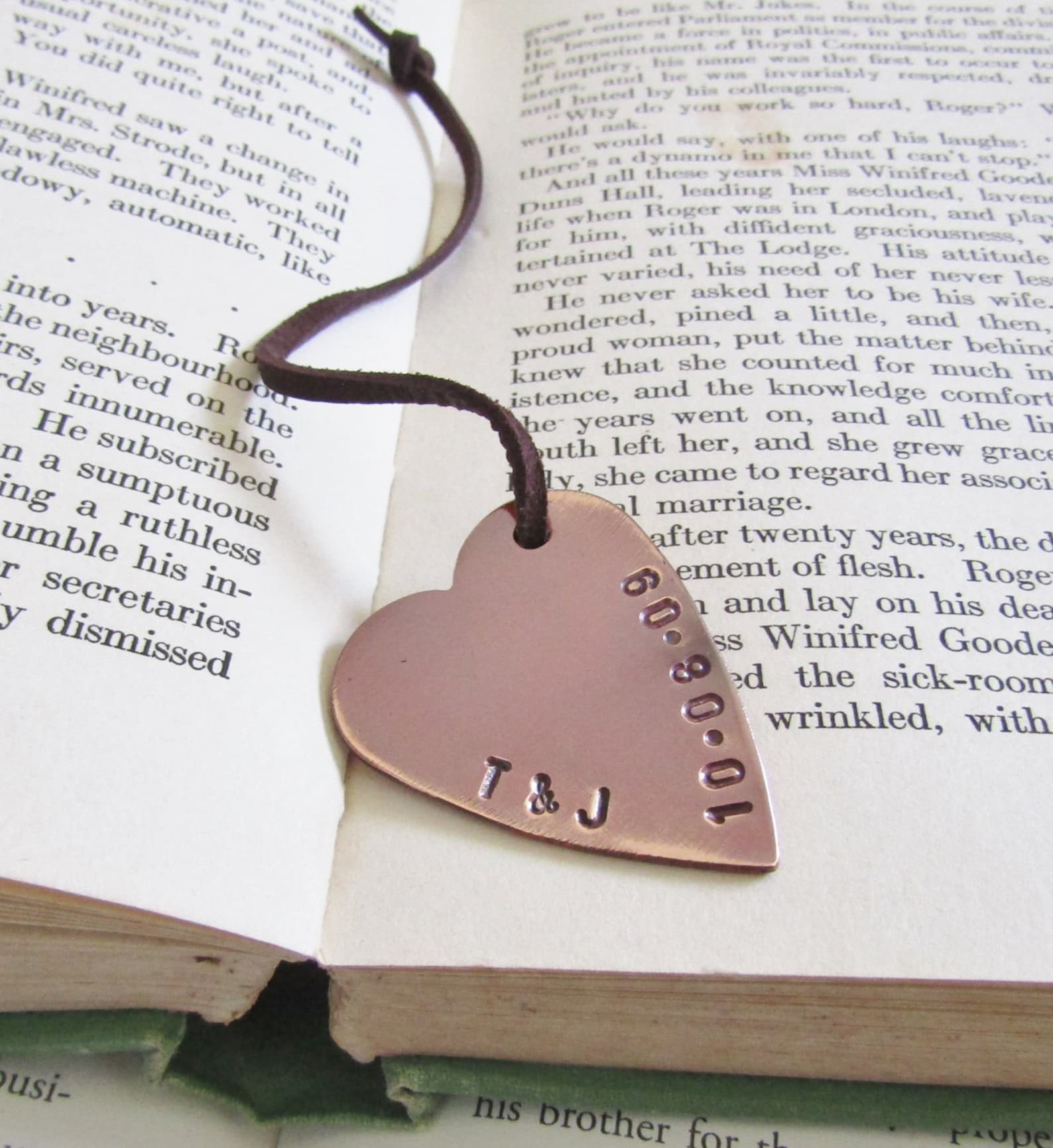 Anniversary Bookmark Personalized Wedding Bookmark for Him - Etsy