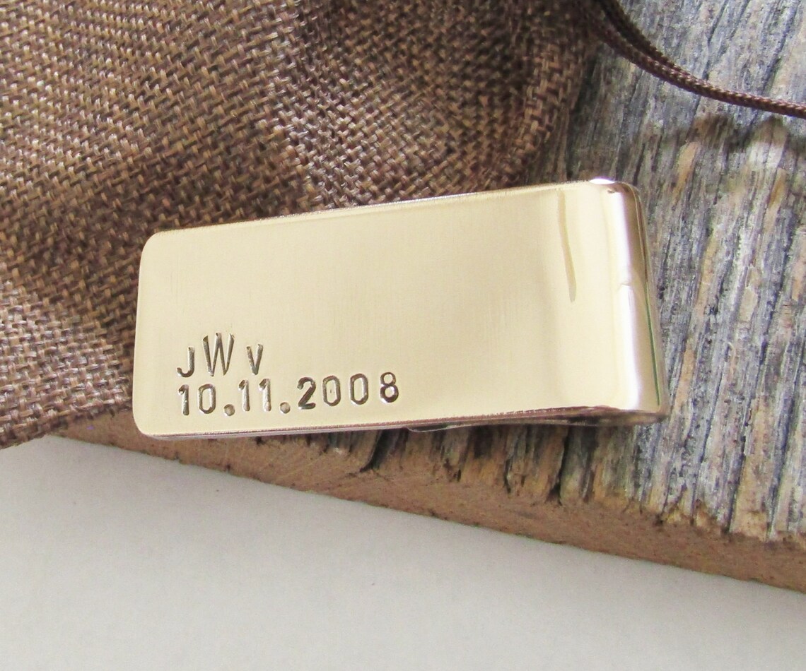 Monogram Money Clip Monogrammed Gift Custom Money Clip - Etsy