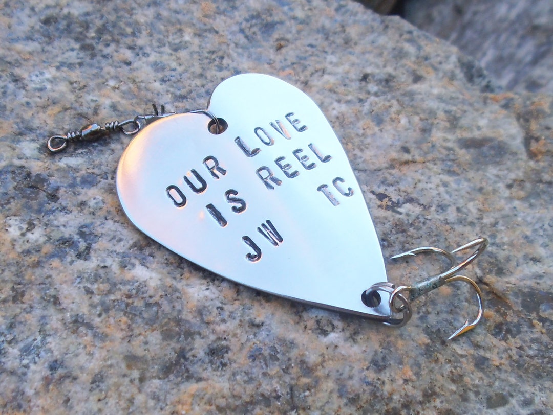 Outdoor Sportsman Valentine Gift Fishing Lure Our Love is Reel Love ...
