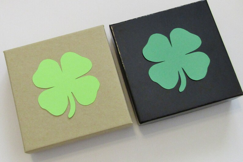 Gift Wrap Option Small Gift Box With Clover Shaped Handwritten - Etsy