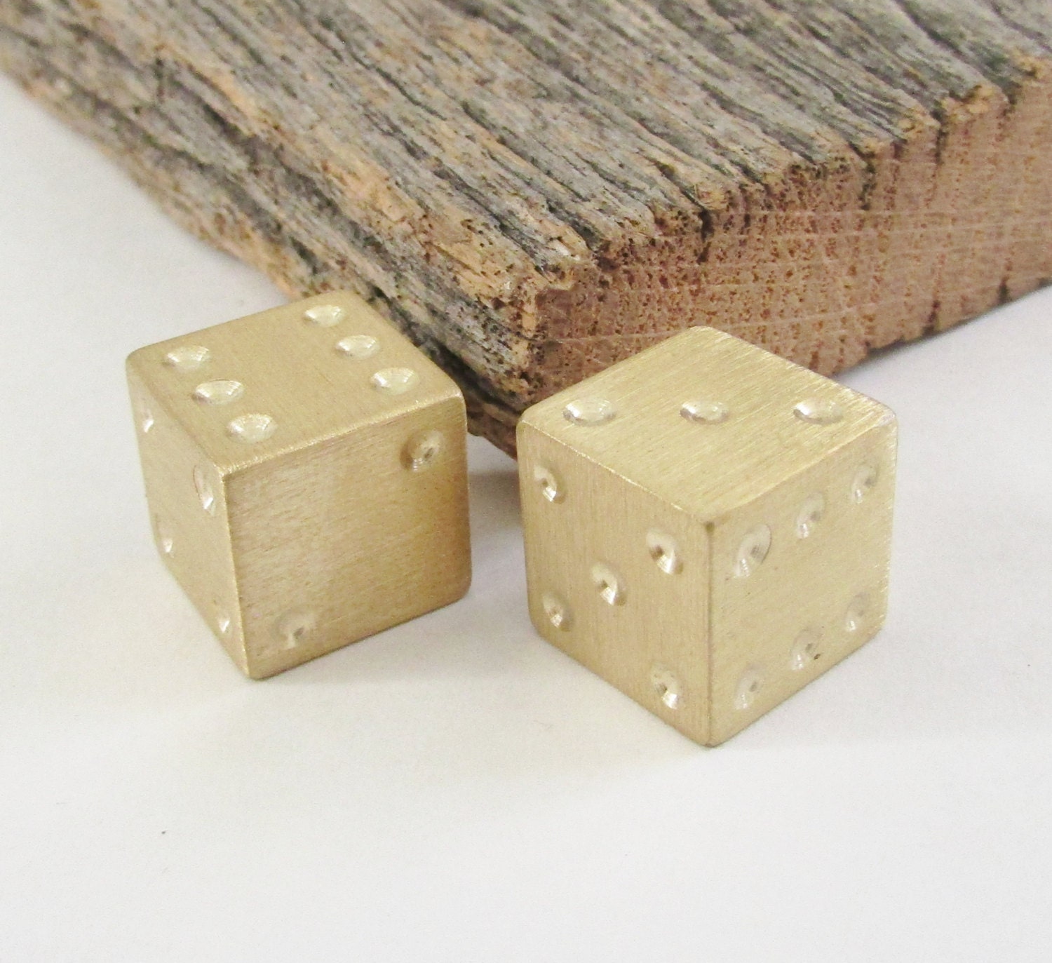 Large Brass Dice Six Sided Dice Set Custom Dice Handmade Dice | Etsy