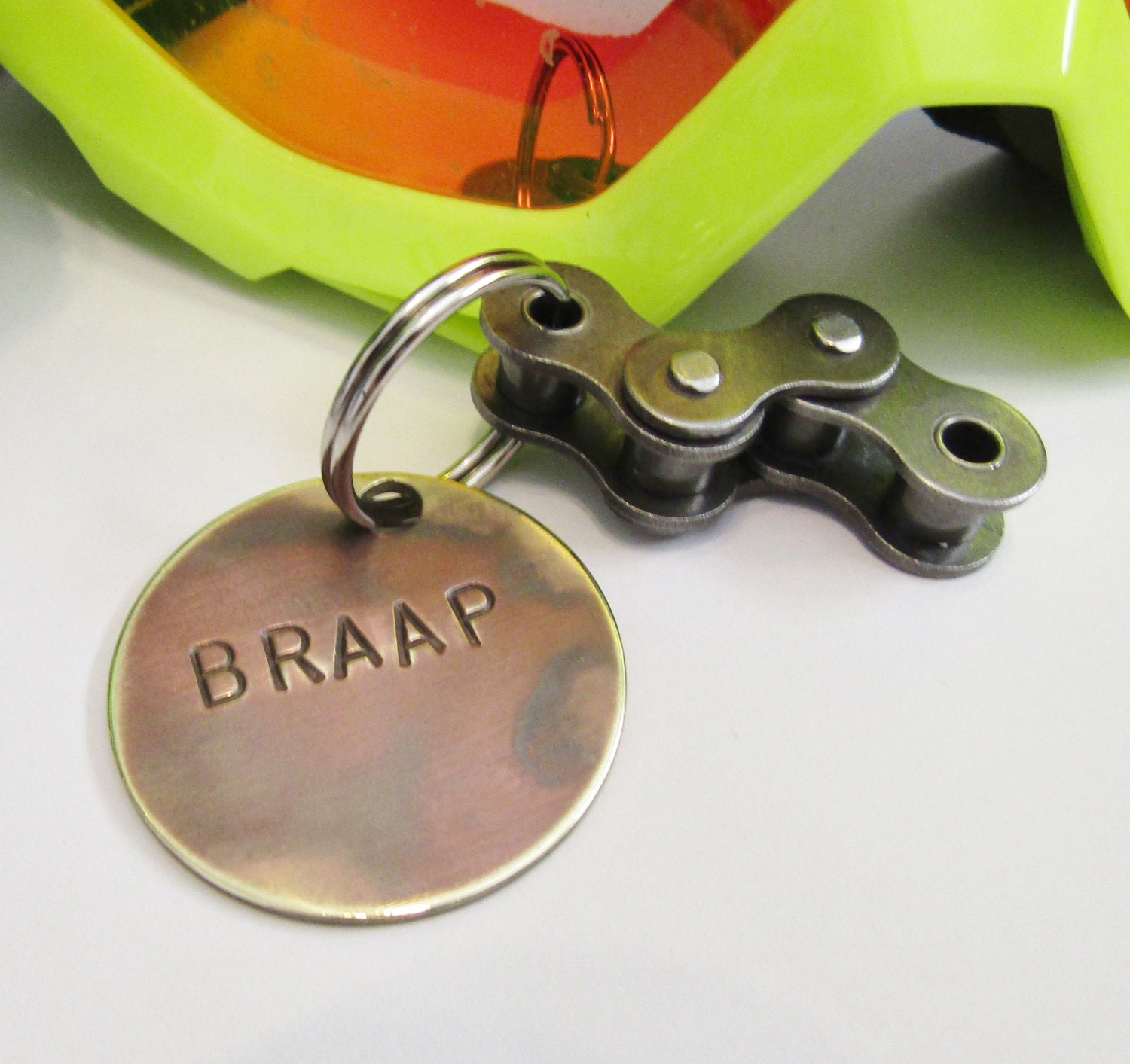 Motorcycle Keychain Motorbike Keyring Dirtbiker Gifts for - Etsy