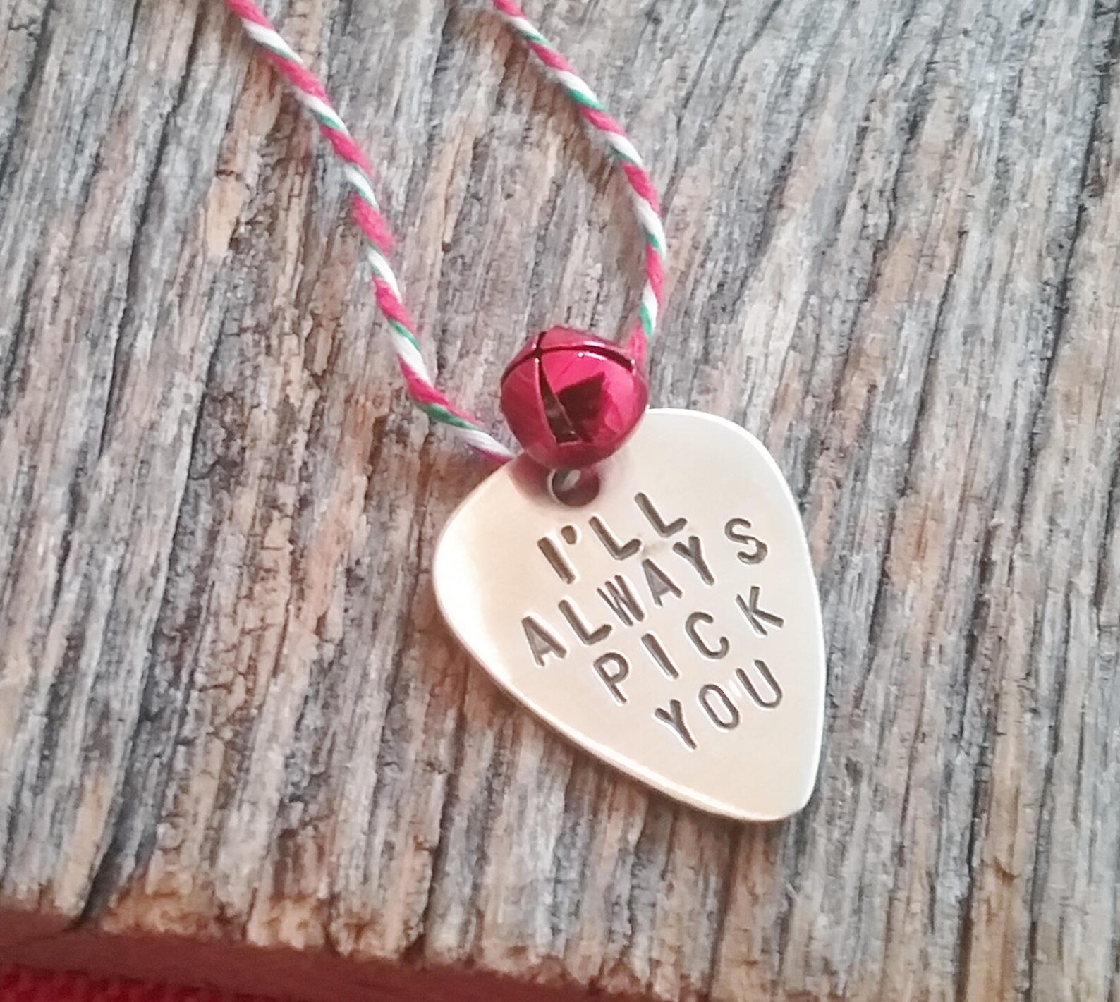 I'll Always Pick You Personalized Guitar Pick Christmas - Etsy