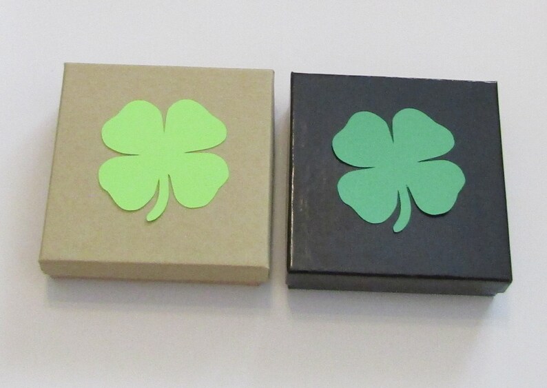 Gift Wrap Option Small Gift Box With Clover Shaped Handwritten - Etsy