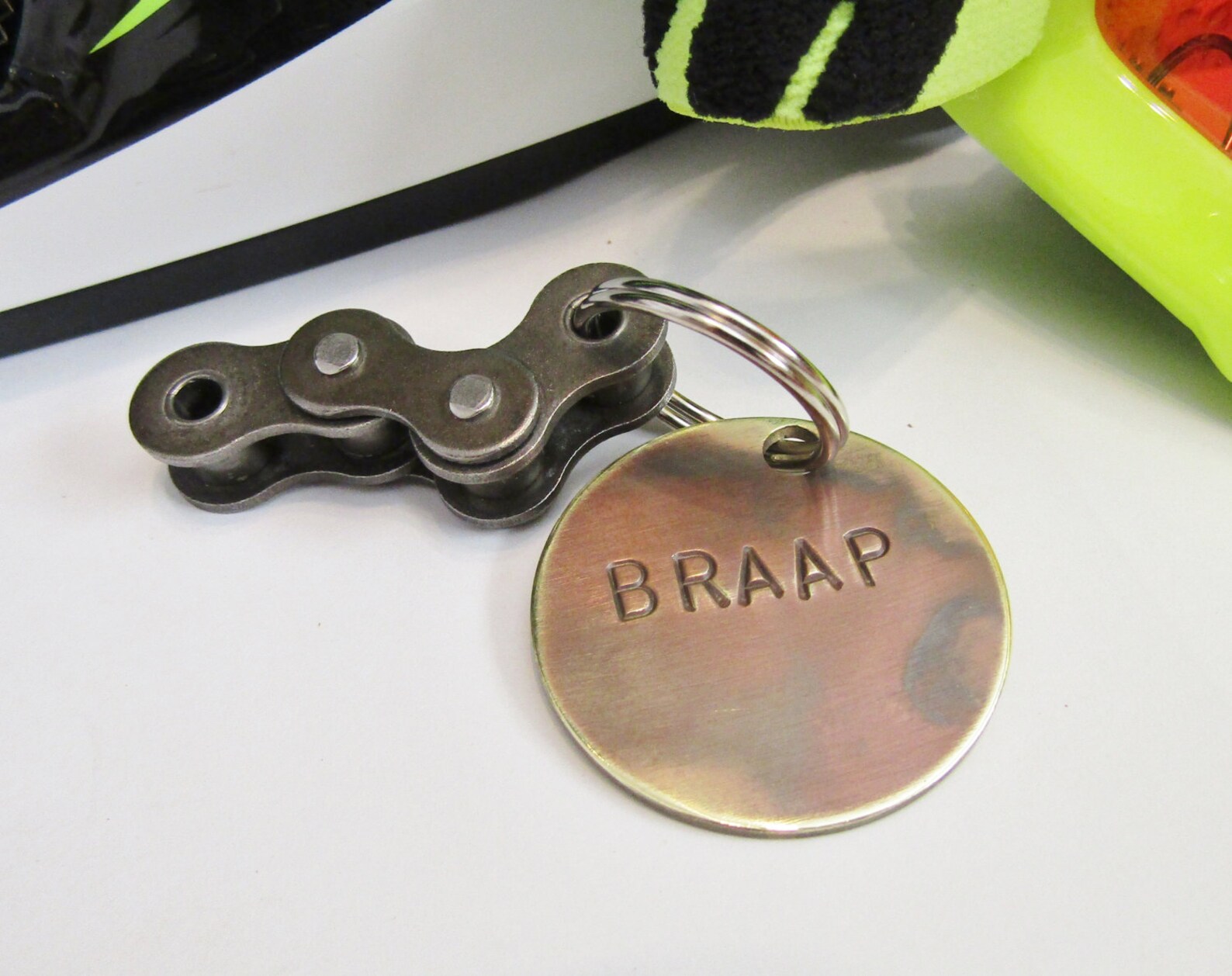 Motorcycle Keychain Motorbike Keyring Dirtbiker Gifts for - Etsy