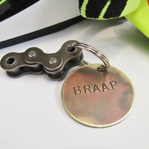 Motorcycle Keychain Motorbike Keyring Dirtbiker Gifts for Boyfriend ...
