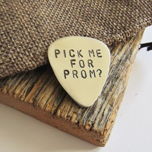 Pick Me for Prom Personalized Guitar Pick Music Promposal Idea Prom Ask ...