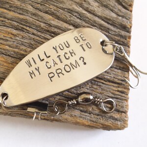 Personalized Will You Go to Prom With Me Fishing Lure Unique Prom Gifts ...