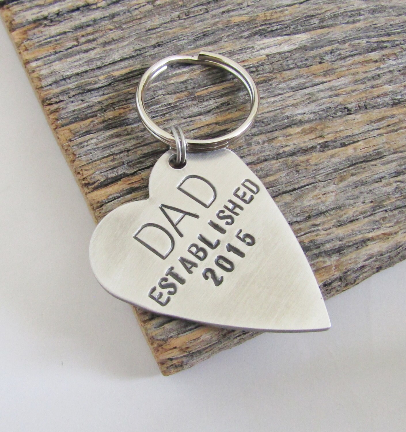 First Time Dad Keychain New Daddy Keychain for Men Keyring | Etsy