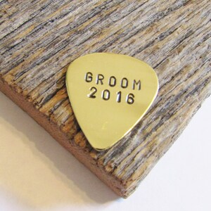 Groom Guitar Pick Engraved Guitar Pic Bride to Groom Wedding Day ...