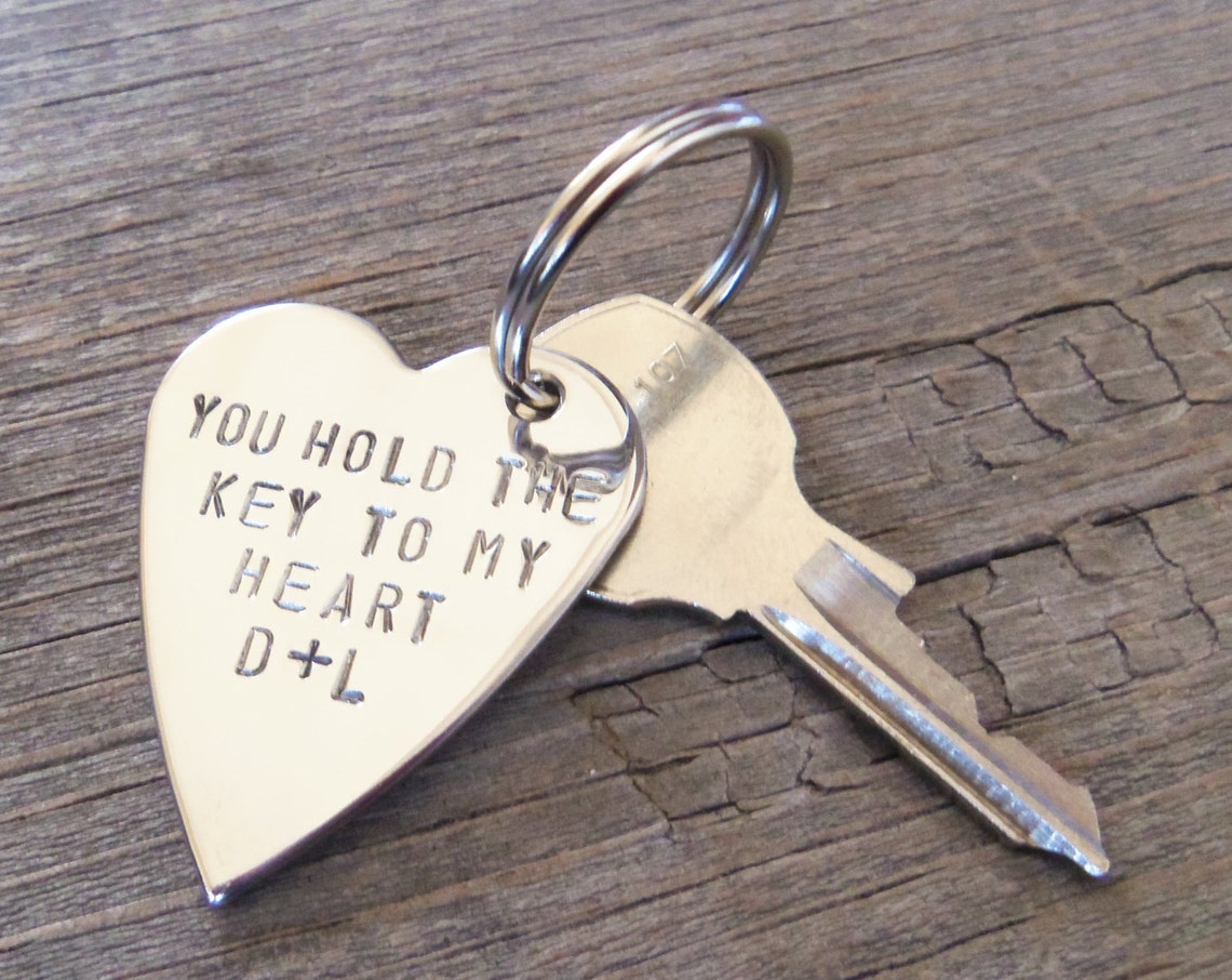 You Hold the Key to My Heart Keychain Deployment Gift - Etsy