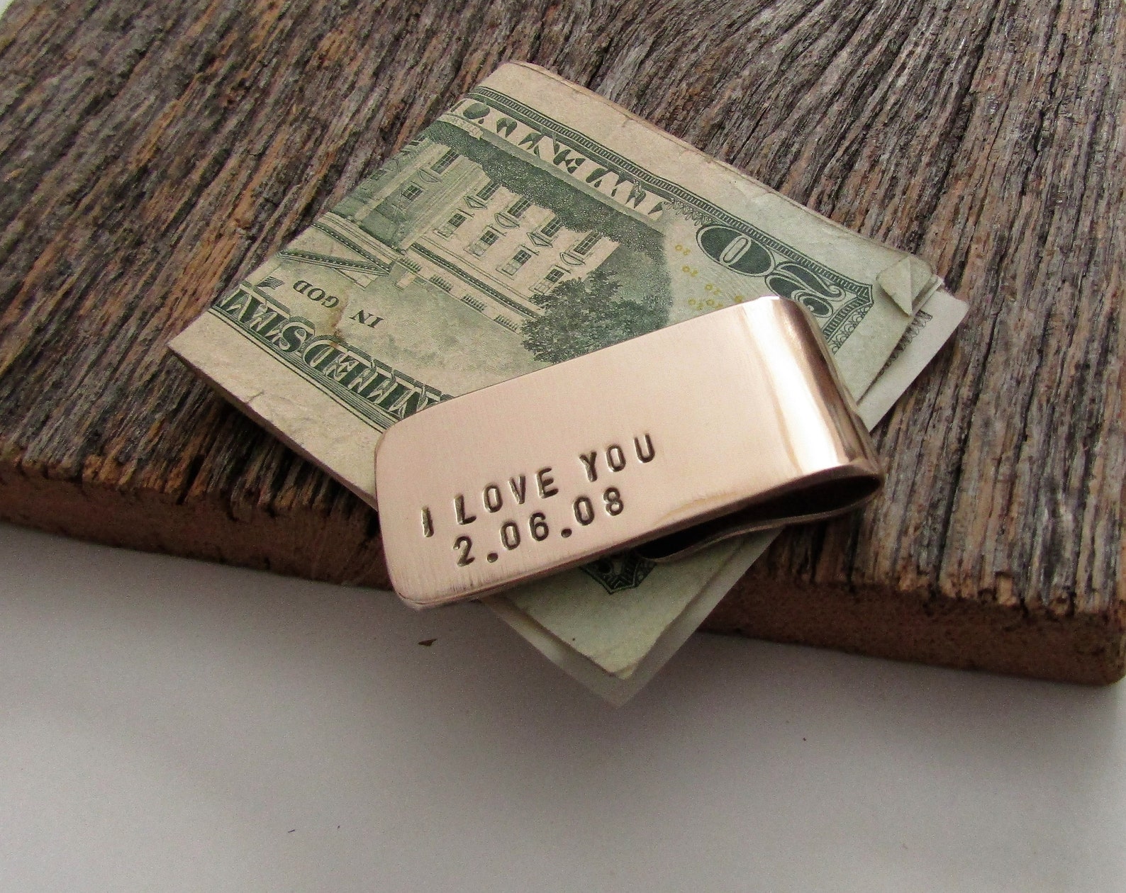 I Love You Money Clip Personalized Gift for Him from Her on | Etsy