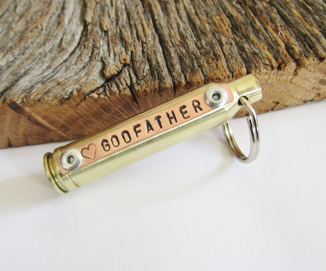 Gift for Godparent Godfather Keychain Personalized Godfather - Etsy
