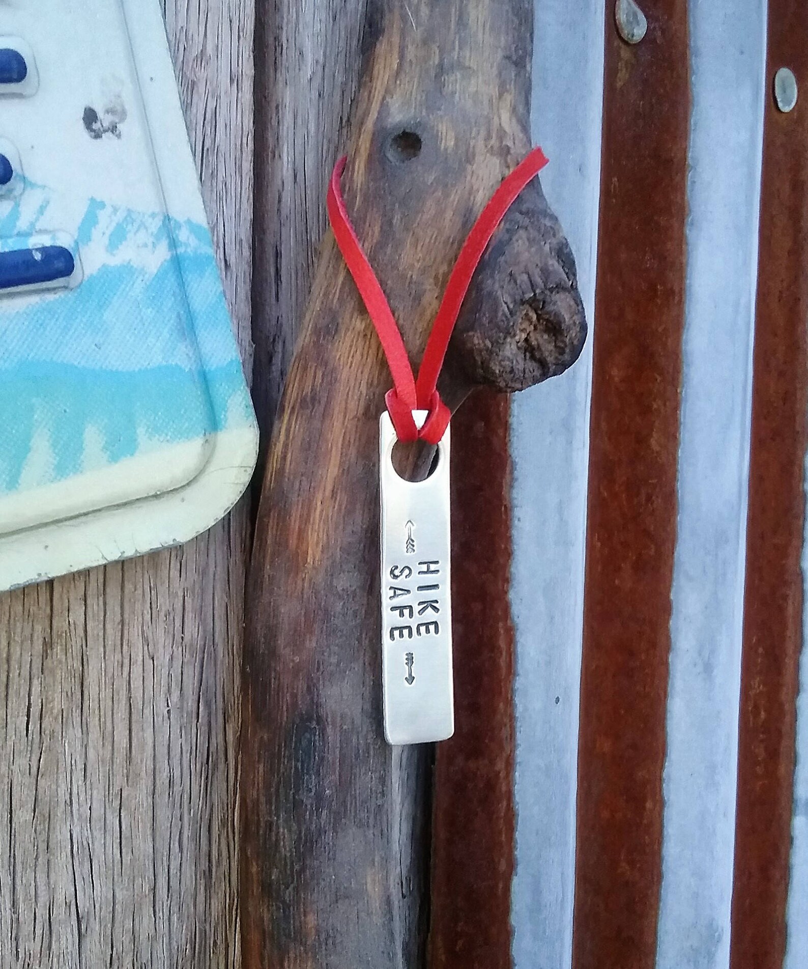 Personalized Hiking Stick Hiking Gear Tag Hiker Gift Hike Safe - Etsy