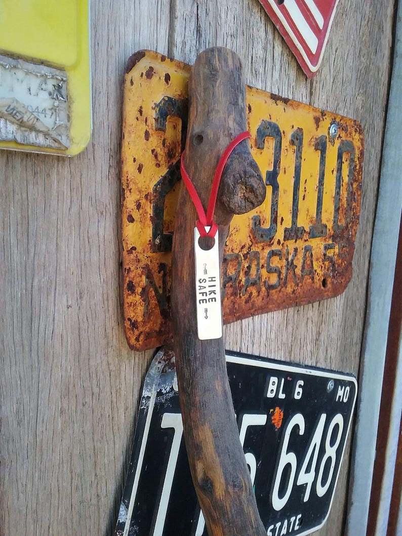 Personalized Hiking Stick Hiking Gear Tag Hiker Gift Hike Safe - Etsy